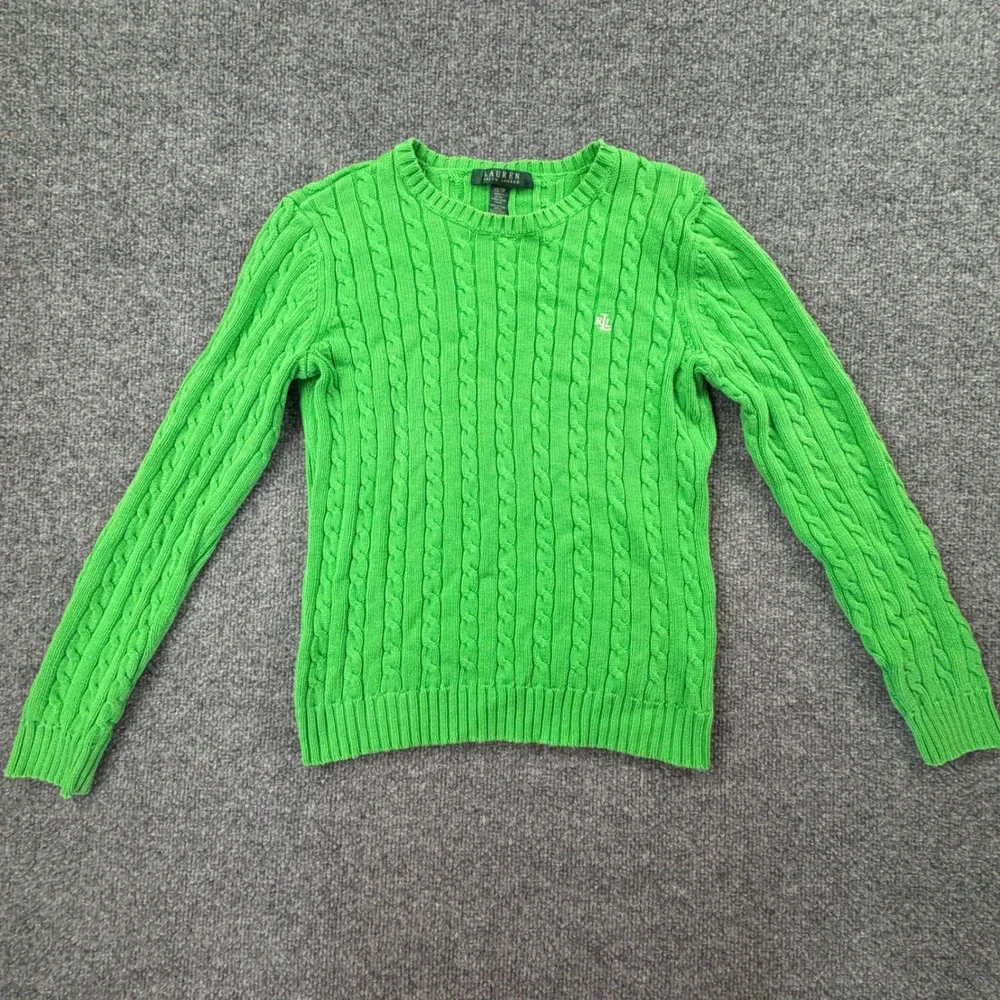 Lauren Ralph Lauren | Sweaters | Lauren Ralph Lauren Womens Kelly Green ...